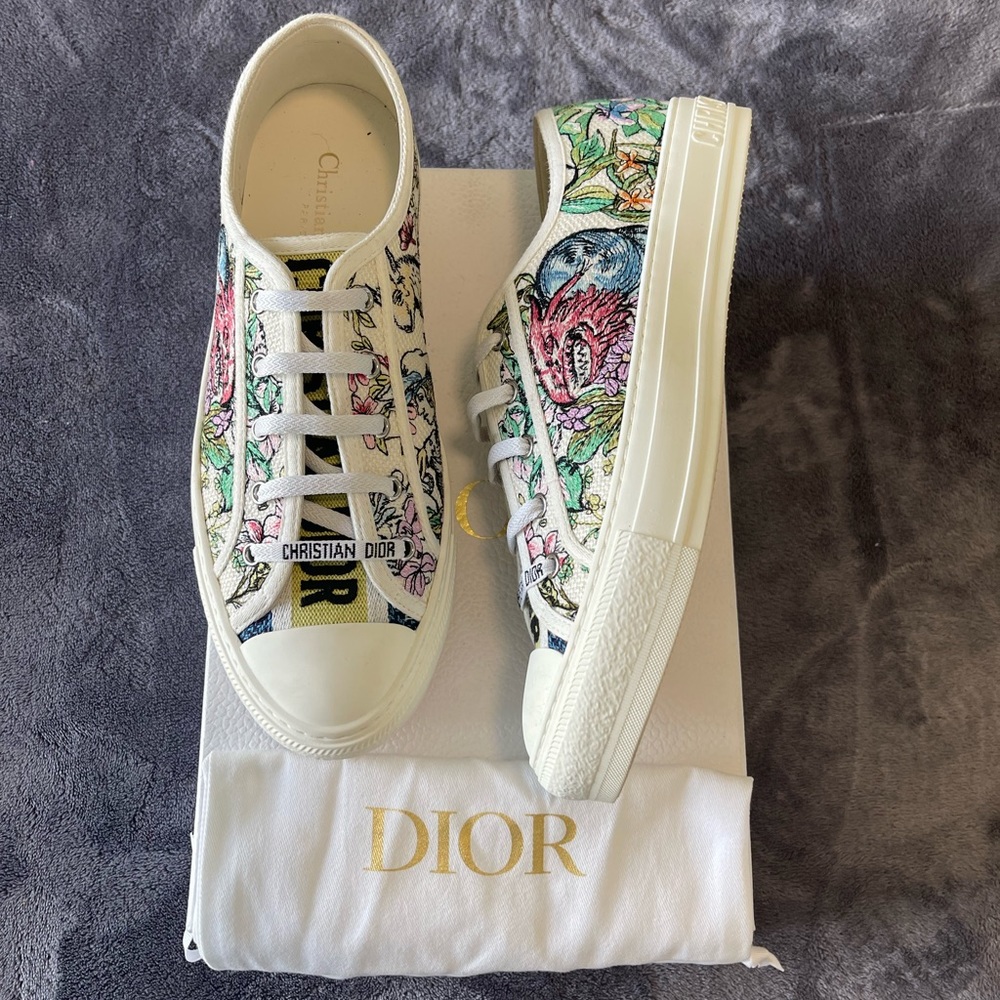 Christian Dior Sneakers Walk ‘N’ Dior Cloth Trainers … - Gem
